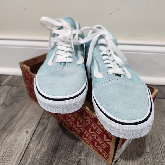 Vans | Shoes | Vans Old Skool Color Theory Canal Blue Sneakers M8 W95 ...